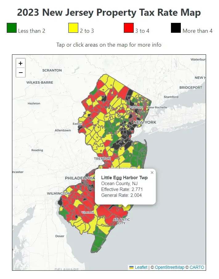 New Jersey 2023 Property Tax Rates and Average Tax Bills for All ...